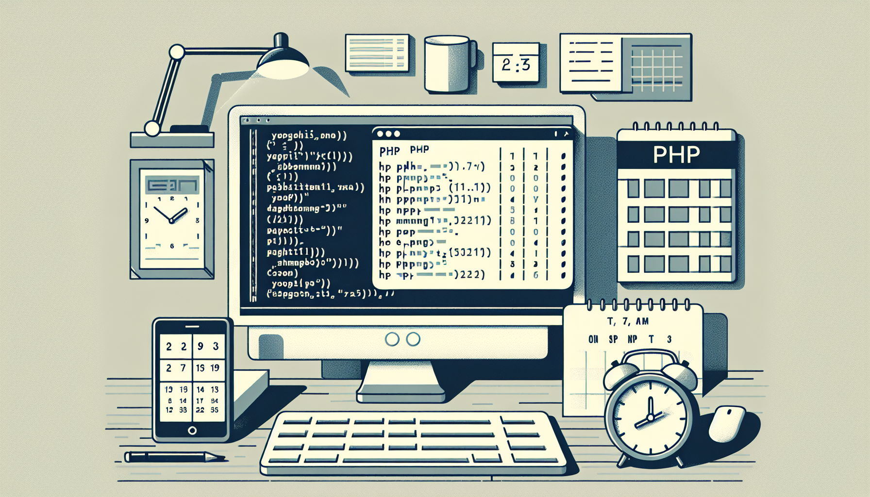PHP Date and Time Functions: Formatting and Calculations - Copy Paste Run